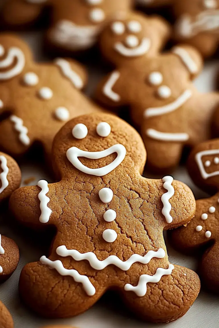 Soft & Chewy Gingerbread Men Cookies - Lizarecipes.com