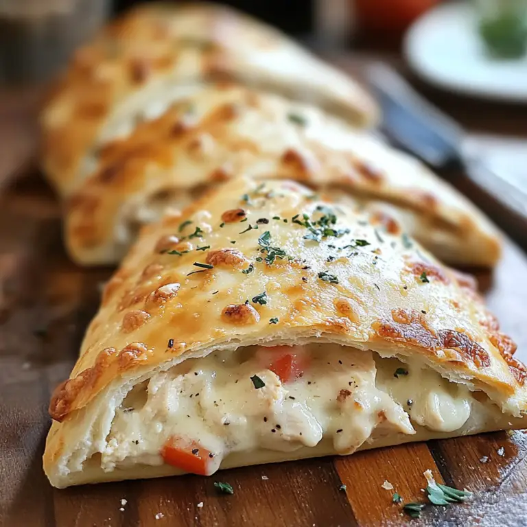 Crispy Chicken Alfredo Air Fryer Calzones - Lizarecipes.com