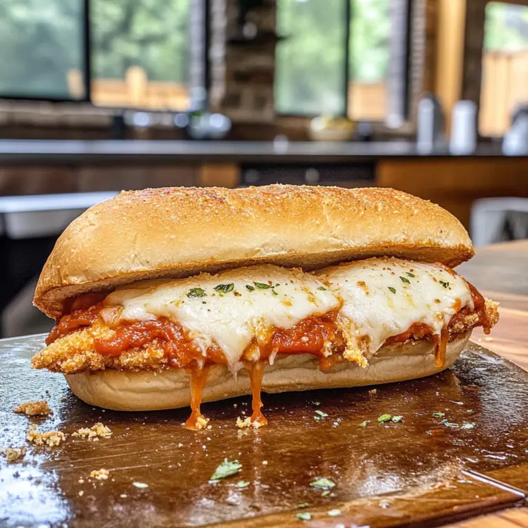 Chicken Parmesan Subs - Lizarecipes.com