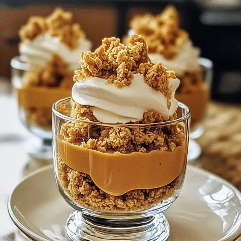 Pumpkin Crunch Parfaits - Lizarecipes.com