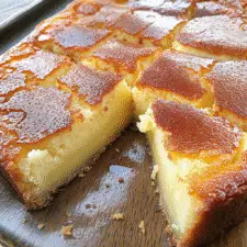 Coconut Mochi Cake - Lizarecipes.com