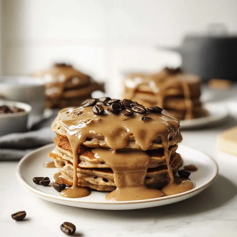 Coffee Pancakes - Lizarecipes.com