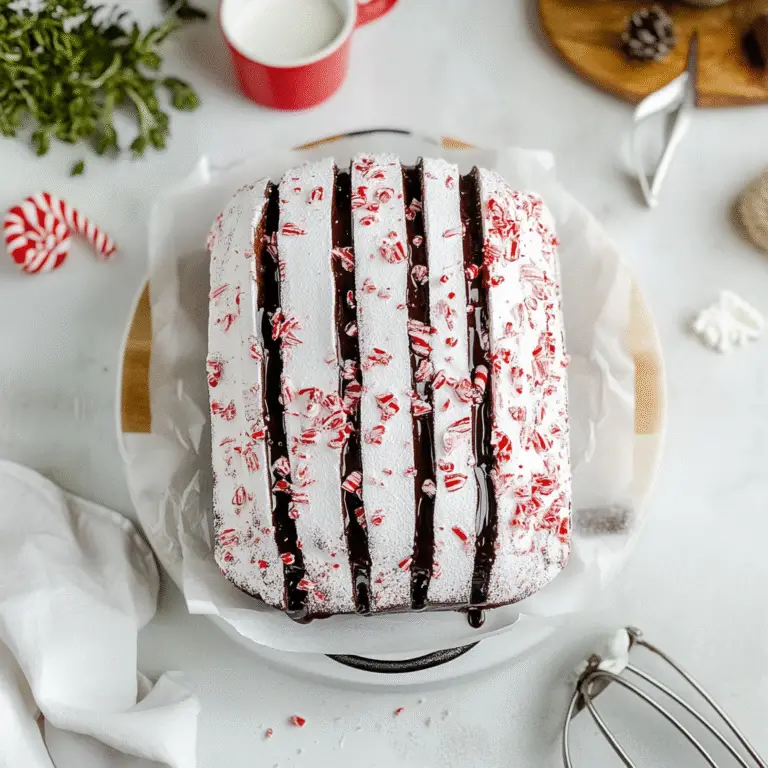 Chocolate Peppermint Bread - Lizarecipes.com