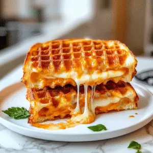 Grilled Cheese Chaffle - Lizarecipes.com