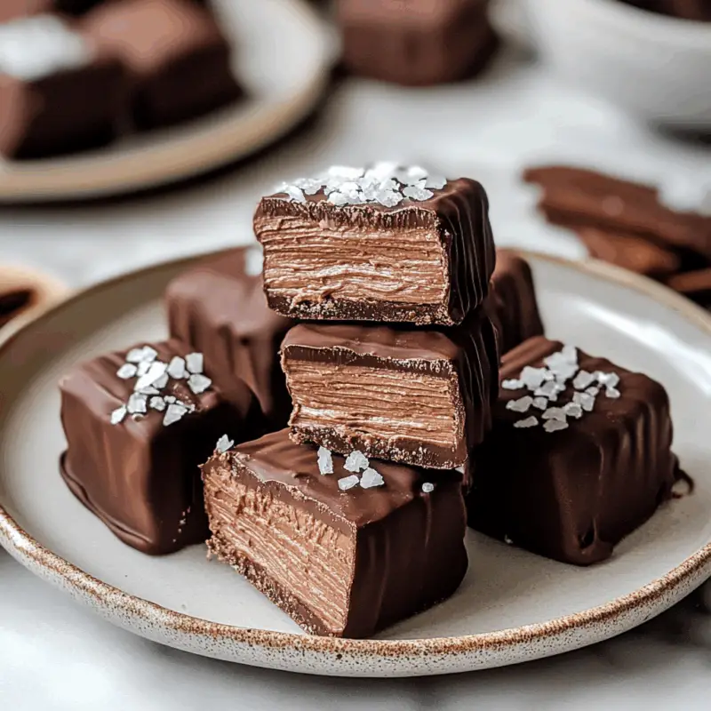 Amazing 2 Ingredient Healthier Cottage Cheese Candy Bars Delight