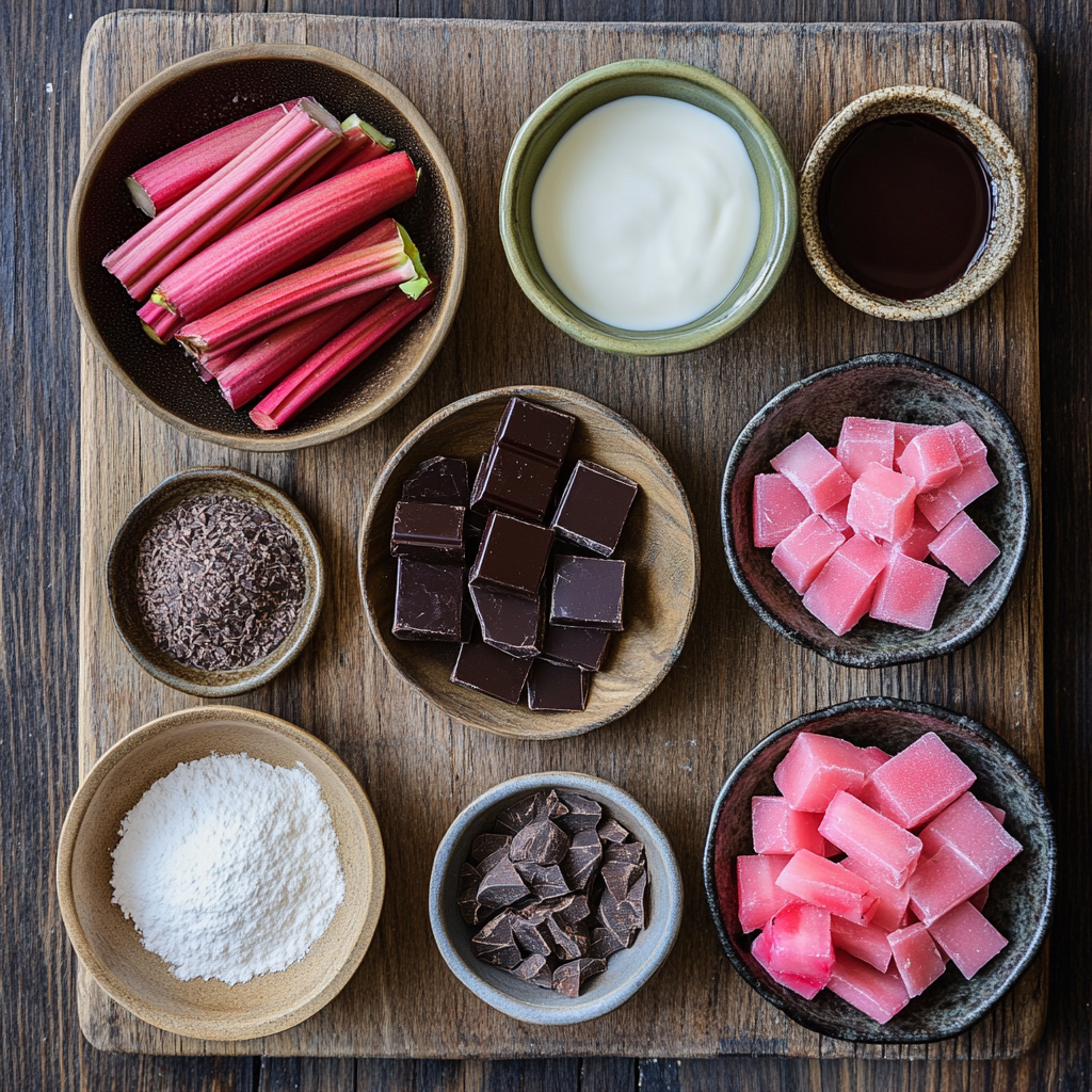 Amazing Rhubarb Rose Dark Chocolate Parfaits Delightfully Indulge