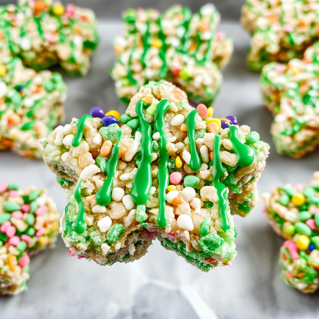 Amazing St. Patrick’s Day Dipped Rice Krispie Treats Delight