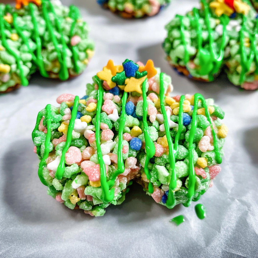 Amazing St. Patrick’s Day Dipped Rice Krispie Treats Delight