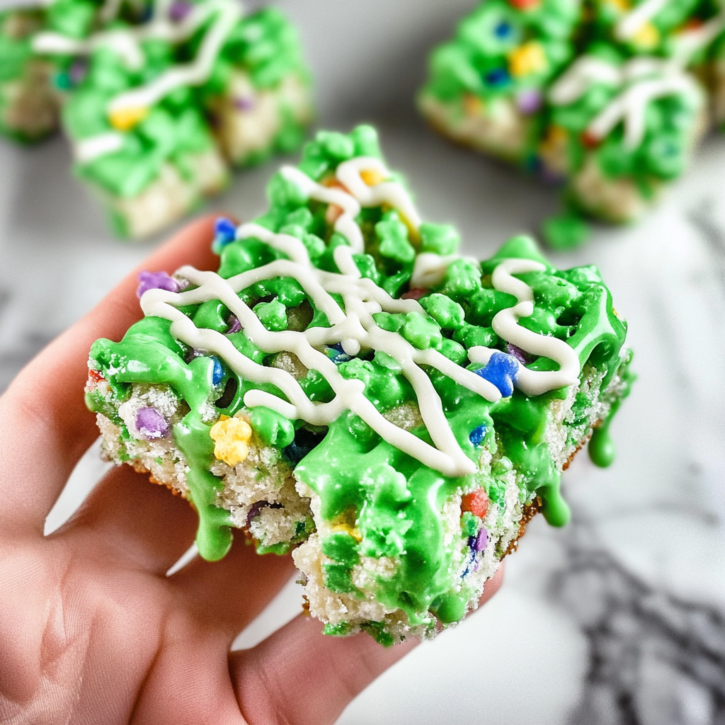 Amazing St. Patrick’s Day Dipped Rice Krispie Treats Delight